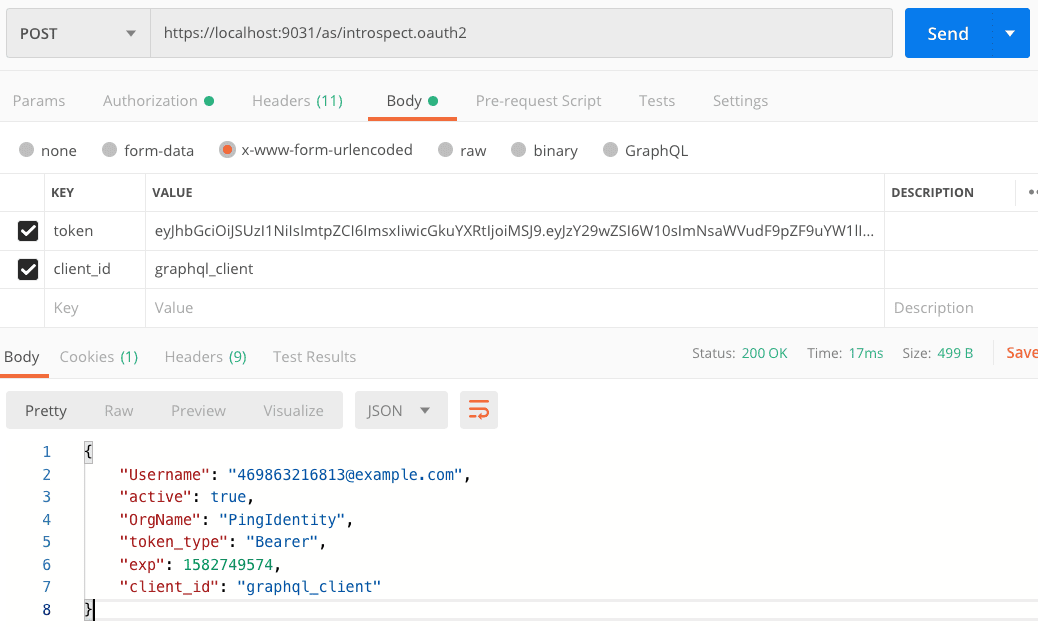 Notice The Json Response Contains Two Claims Named ‘active And ‘username These Are Key To